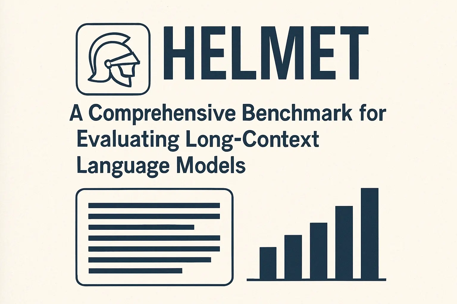 HELMET: A Comprehensive Benchmark for Evaluating Long-Context Language Models | Joshua Berkowitz